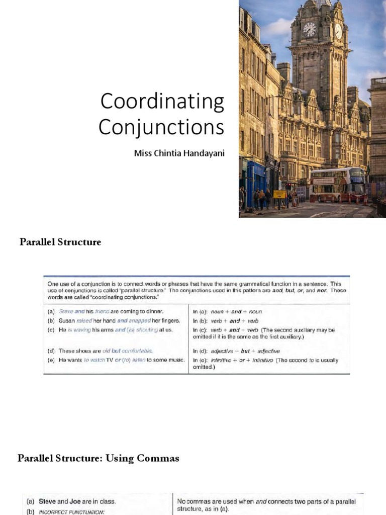 Coordinating Conjuntcions (Meeting 12) | PDF | Comma