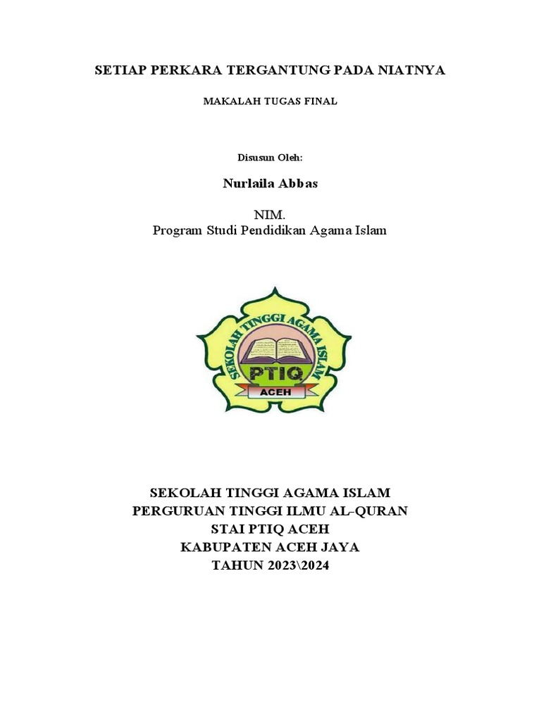 Makalah Final Qawa - Nurlaila Abbas | PDF