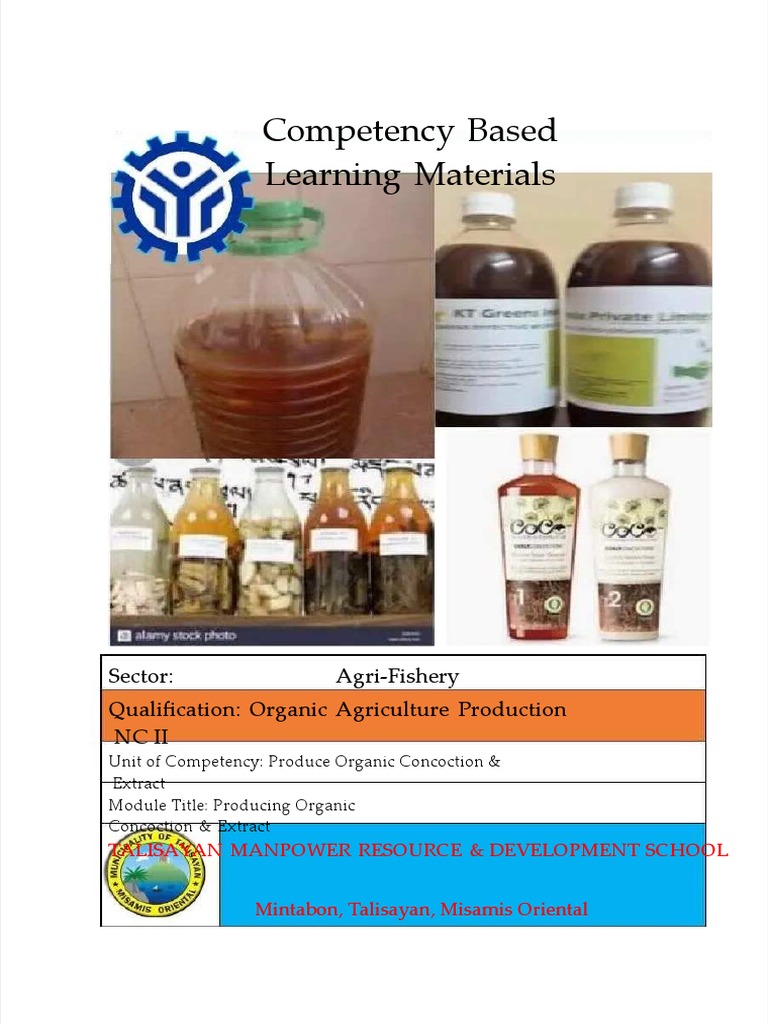 CBLM Organic Concoctions | PDF | Learning