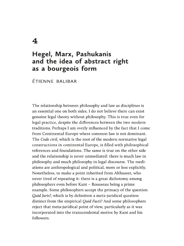 Balibar 2023 CREMP Book Institution | PDF