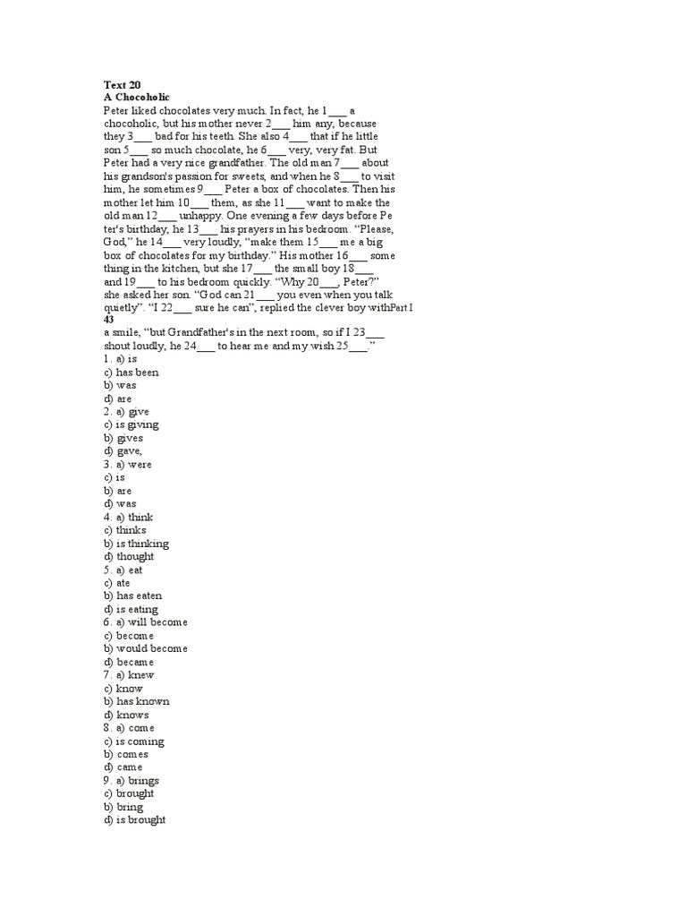 A Chocoholic RVN 20 | PDF