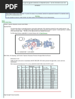 Hex Key Chart | PDF | Screw | Mechanical Engineering