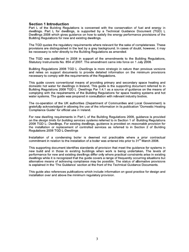 Technical Guidance Document (TGD) L 2011 - Introduction Overview | PDF