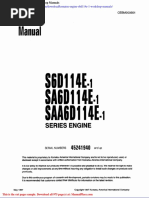 Komatsu Engine Saa4d95le 5 Workshop Manuals | PDF | Vehicle Parts ...
