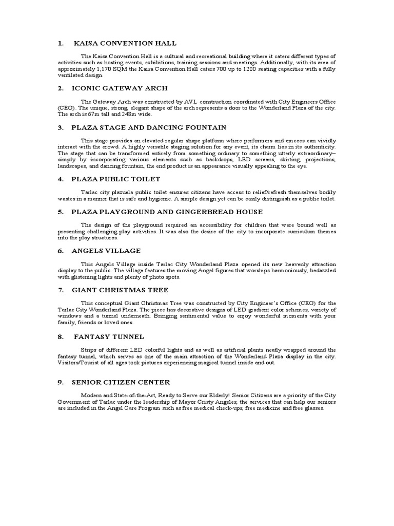 Kaisa Convention Hall | PDF