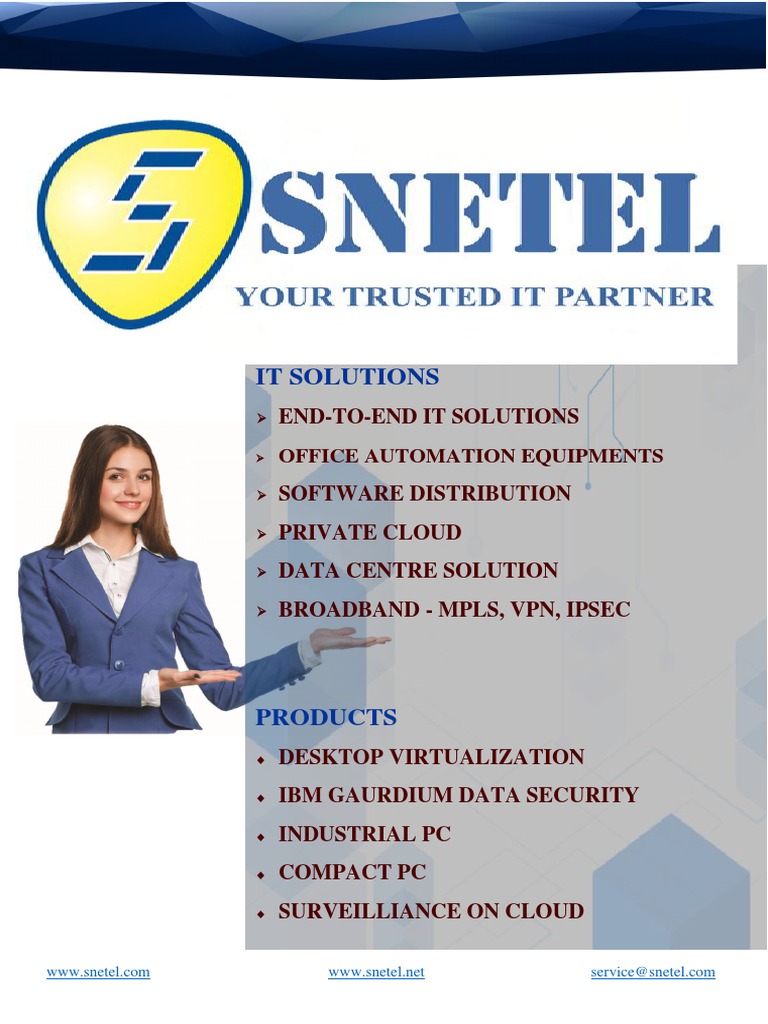 SNETEL Brochure 2021 | PDF | Cloud Computing | Computer Network