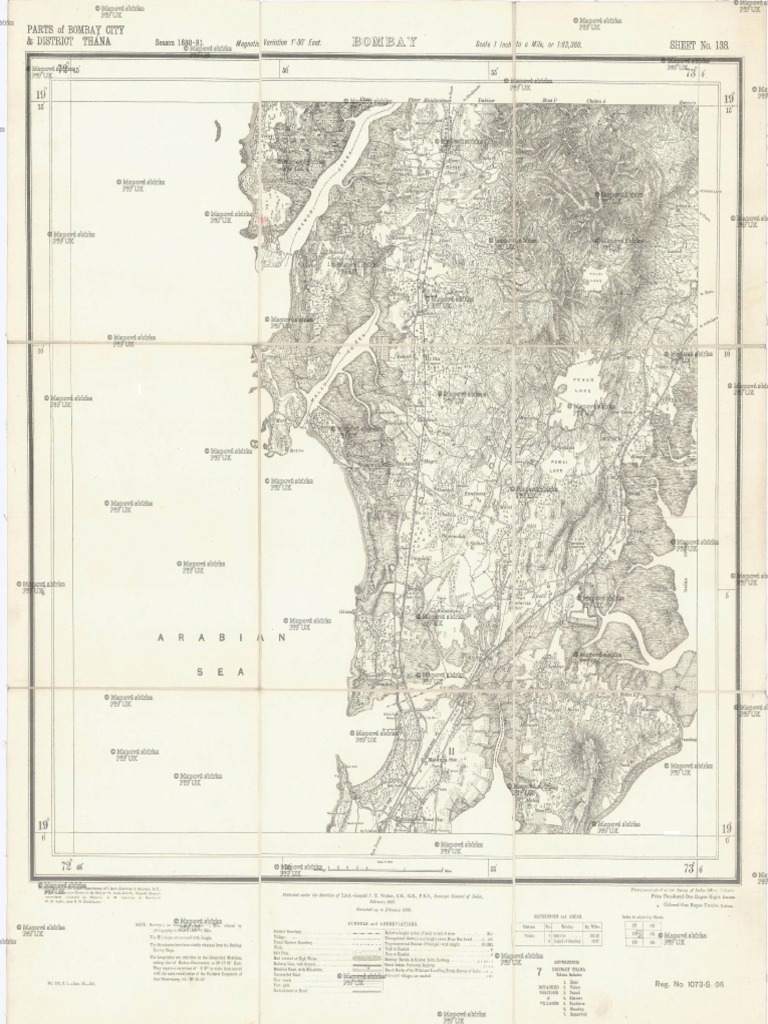 MAP Bombay 1930 | PDF