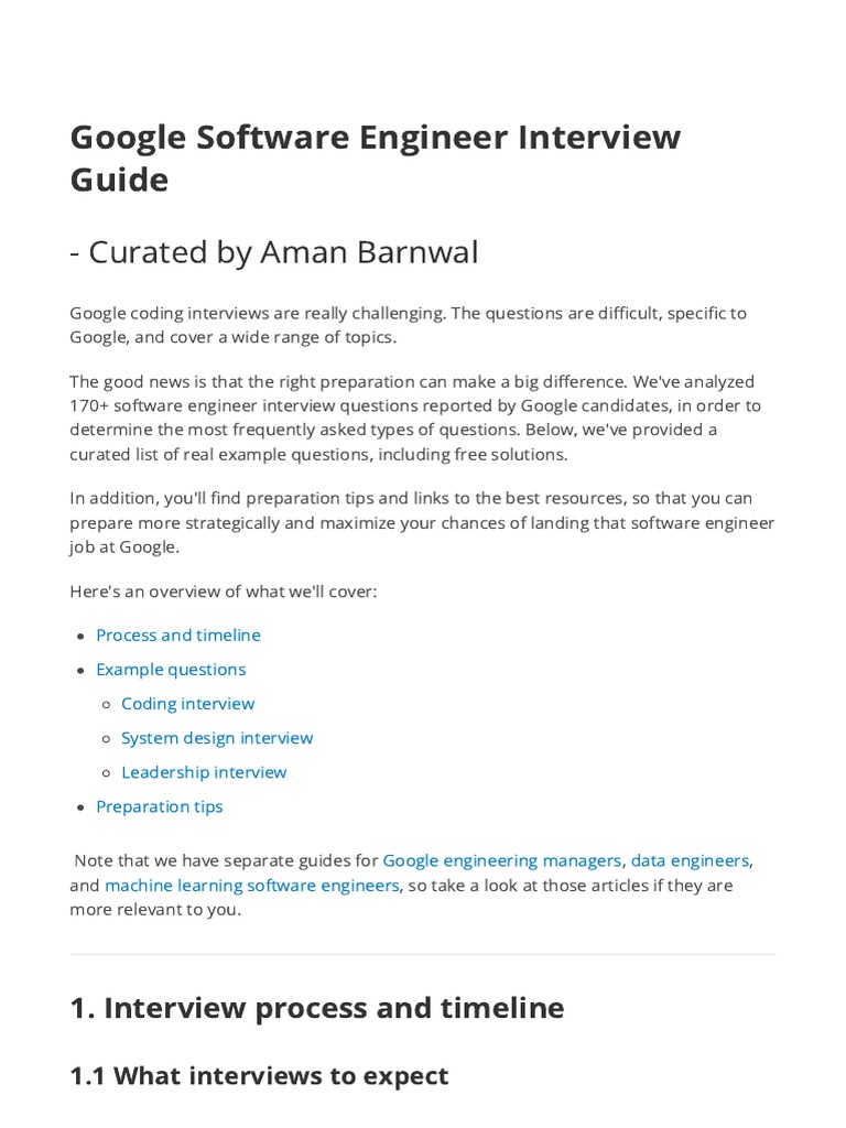 Google Interview Questions | PDF | String (Computer Science) | Matrix ...