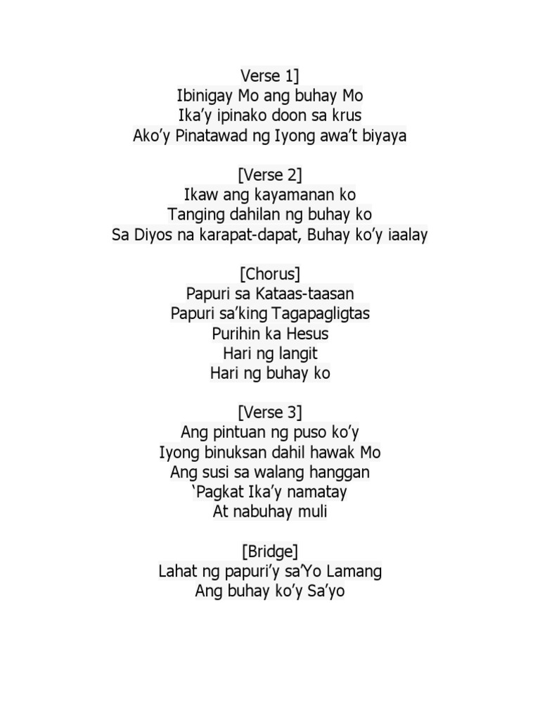 Hari NG Buhay Ko | PDF