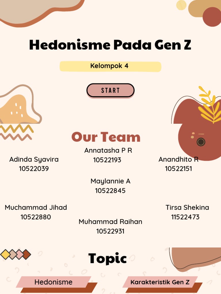 Hedonisme Gen Z | PDF