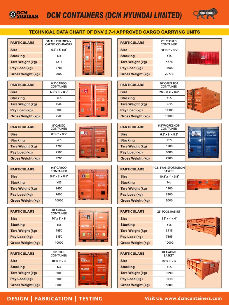 DNV Technical Chart | PDF | Pallet | Supply Chain Management