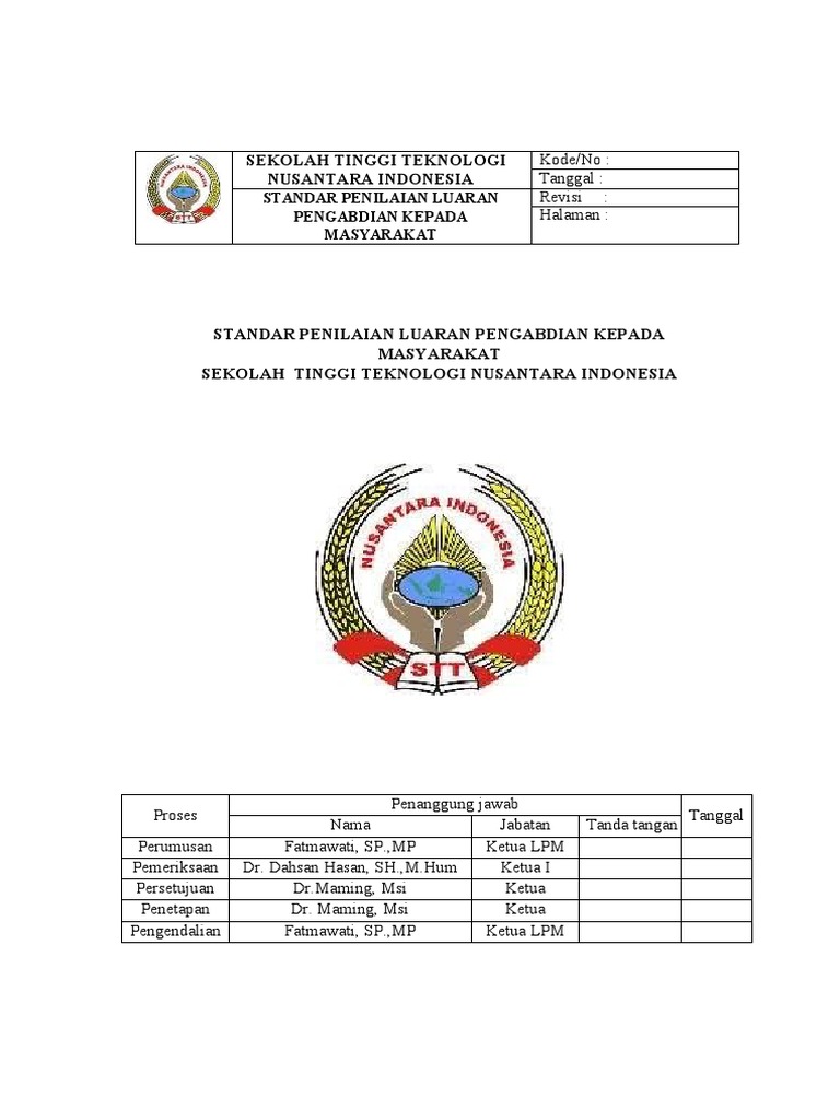Standar Penilaian Luaran PKM | PDF | Komputer