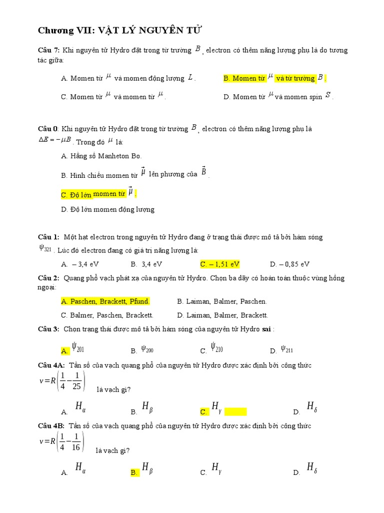 BTTN Chương 5 Vly Ngtui (Oda) | PDF
