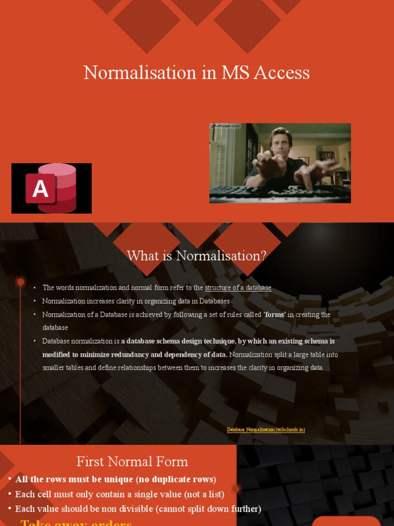 Normalisation In Ms Access Download Free Pdf Computer Science Information Technology