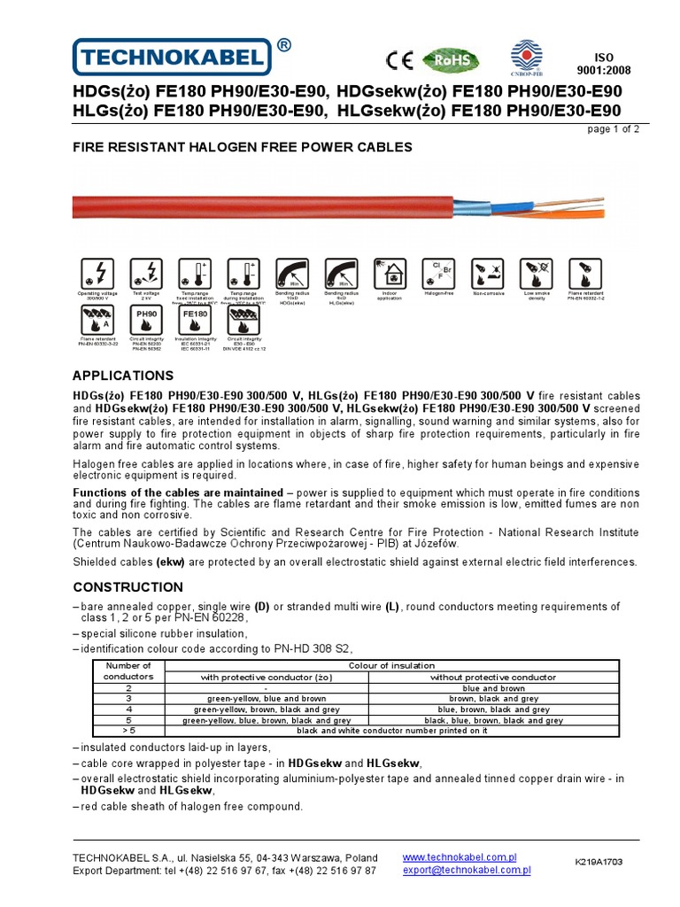 263 - HDGS, HLGs PH90 - E30-E90 K219A1703 | PDF | Electrical Conductor ...