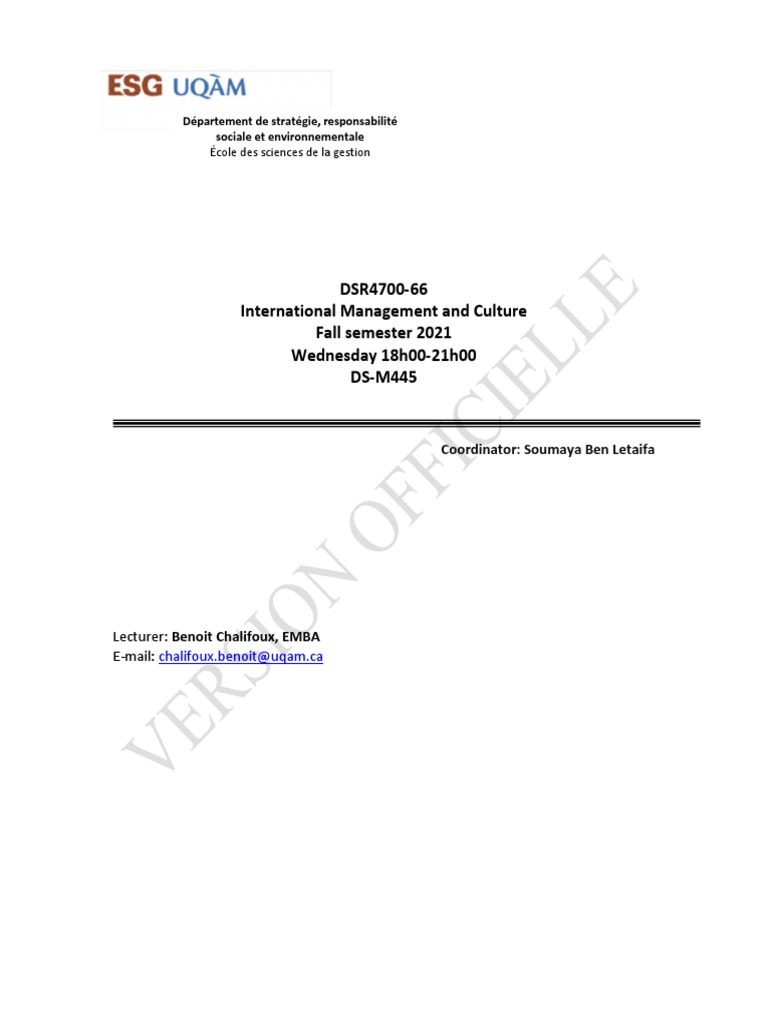 Syllabus - DSR-4700 gr66 - Fall - 2021 | PDF | Sociology | Thesis