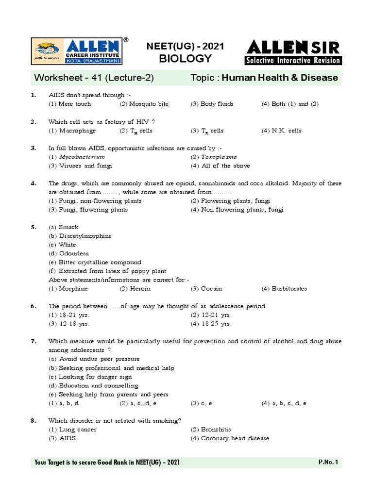 Allen: Biology | Download Free PDF | Cancer | Medicine