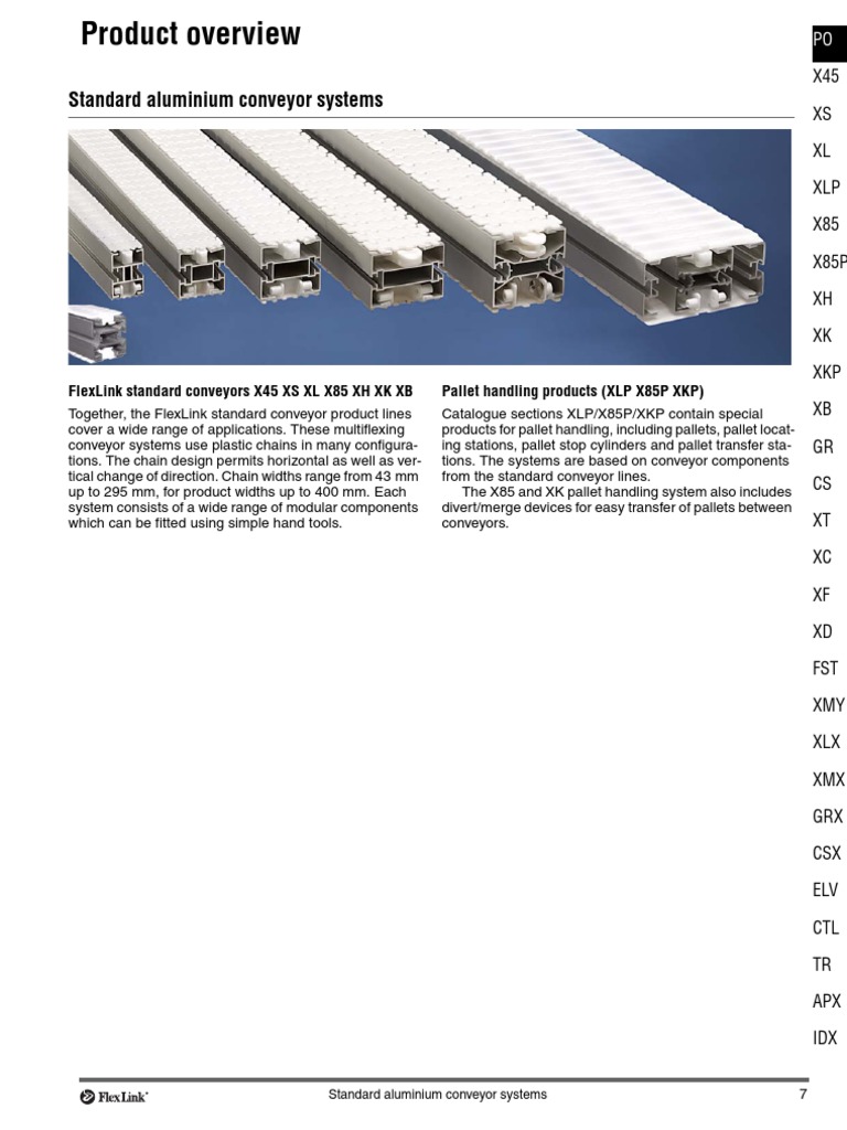 Flexlink - Product Overview | Download Free PDF | Pallet | Bearing ...