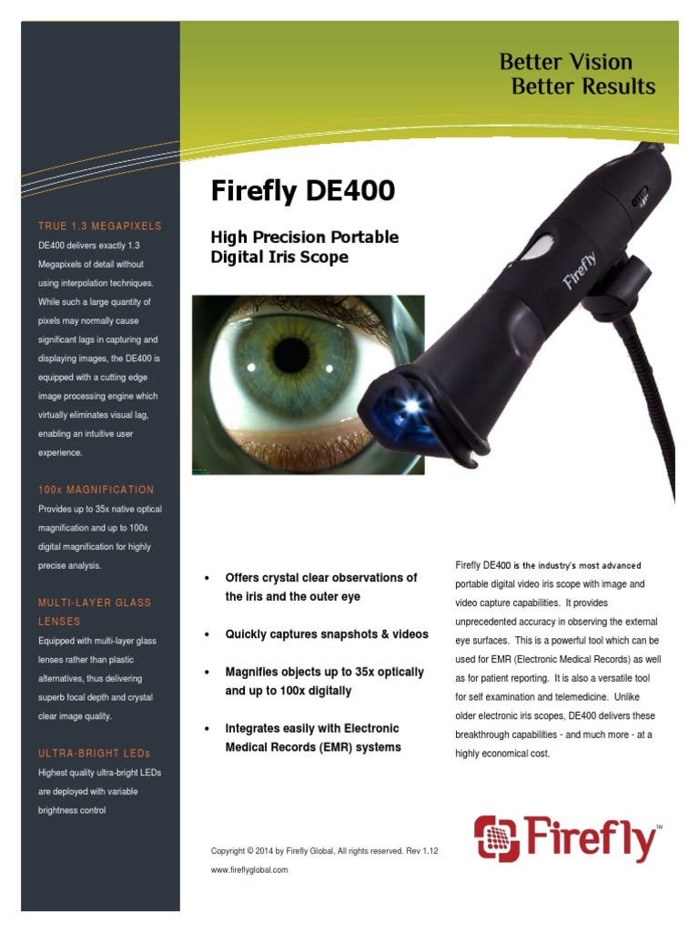 DE400 Brochure 1.12 | PDF | Pixel | Video