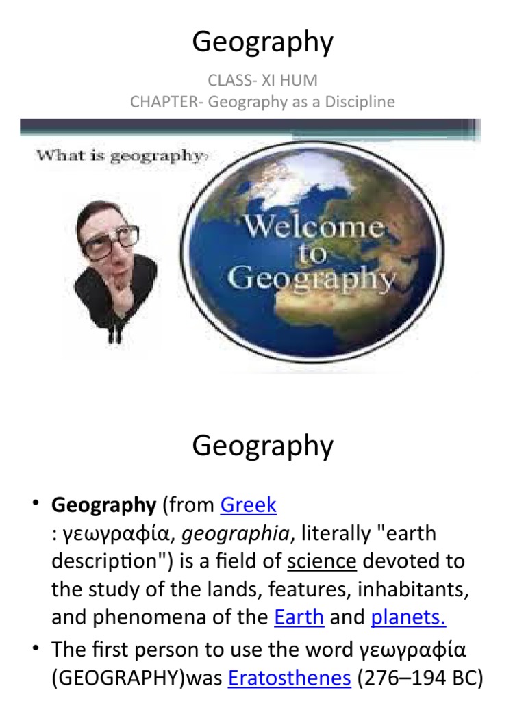 Geography as a Discipline | PDF | Geography | Social Sciences