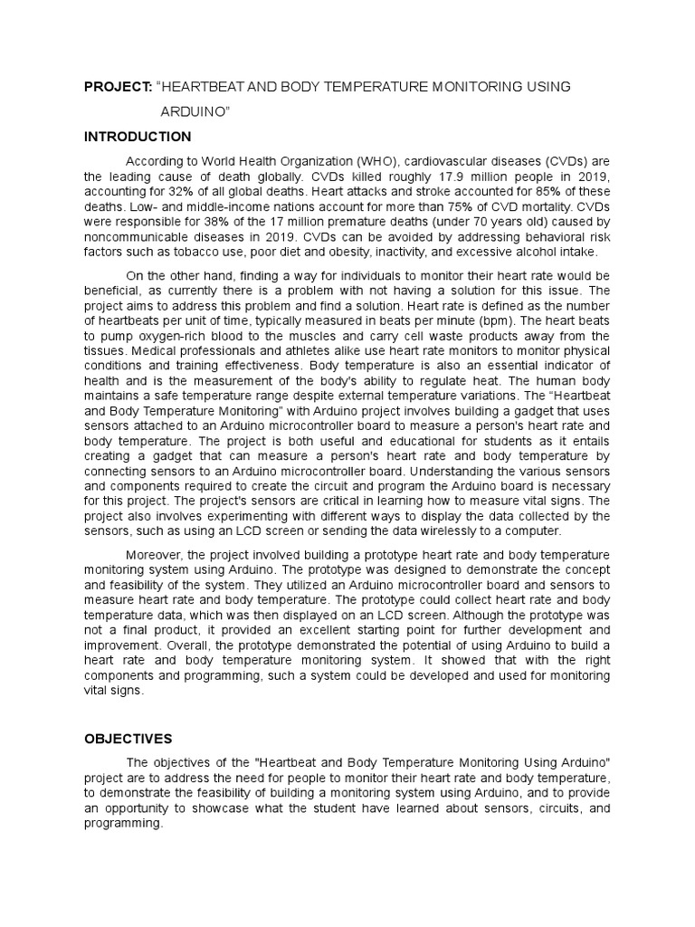 Project Arduino Semi Final DOCSS | PDF | Cardiovascular Diseases ... Project Arduino Semi Final DOCSS | PDF | Cardiovascular Diseases ...