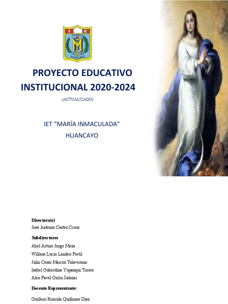 PEI - María Inmaculada - 2023-5-17 | PDF