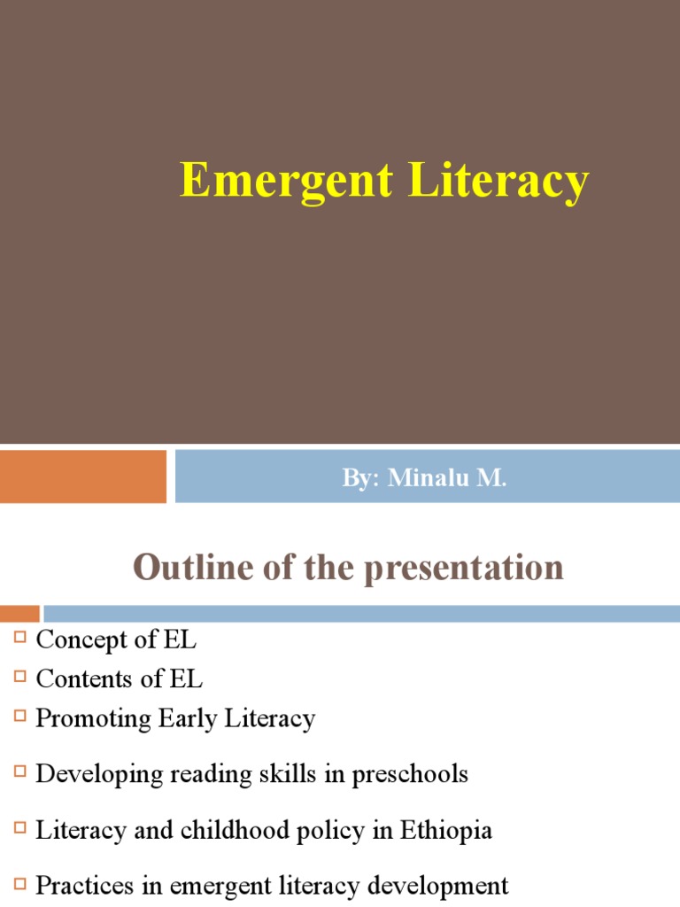 Emergent Literacy | PDF | Phonics | Cognition