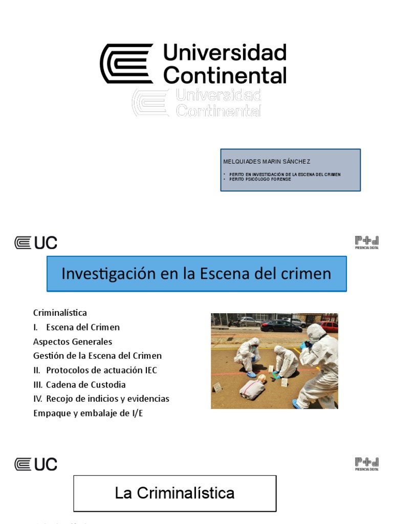 Escena Del Crimen-Abordaje - 1ra Clase - 14jun23 | PDF | Crímenes ...
