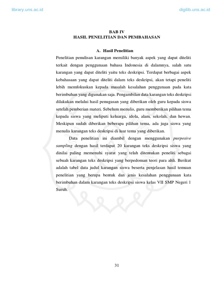 Dina Wahyu Utami - Bab 4 | PDF