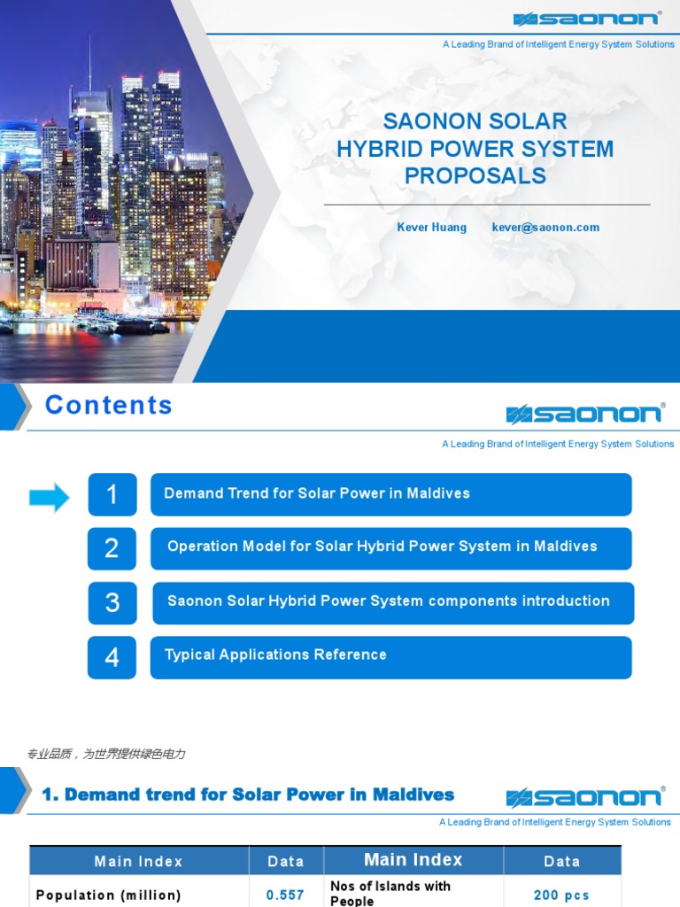 Solar Hybrid Power System Proposals | PDF | Photovoltaics ...