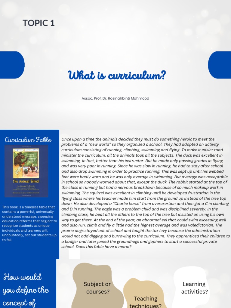 Educators' Guide to Curriculum Models | PDF | Curriculum | Vocational ...