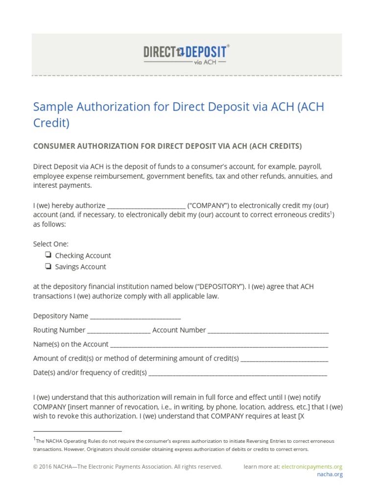 DD Authorization Form | PDF | Credit Card | Automated Clearing House