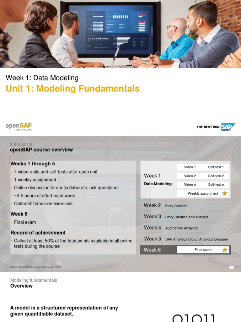 OpenSAP Sac5 Week 1 All Slides | PDF