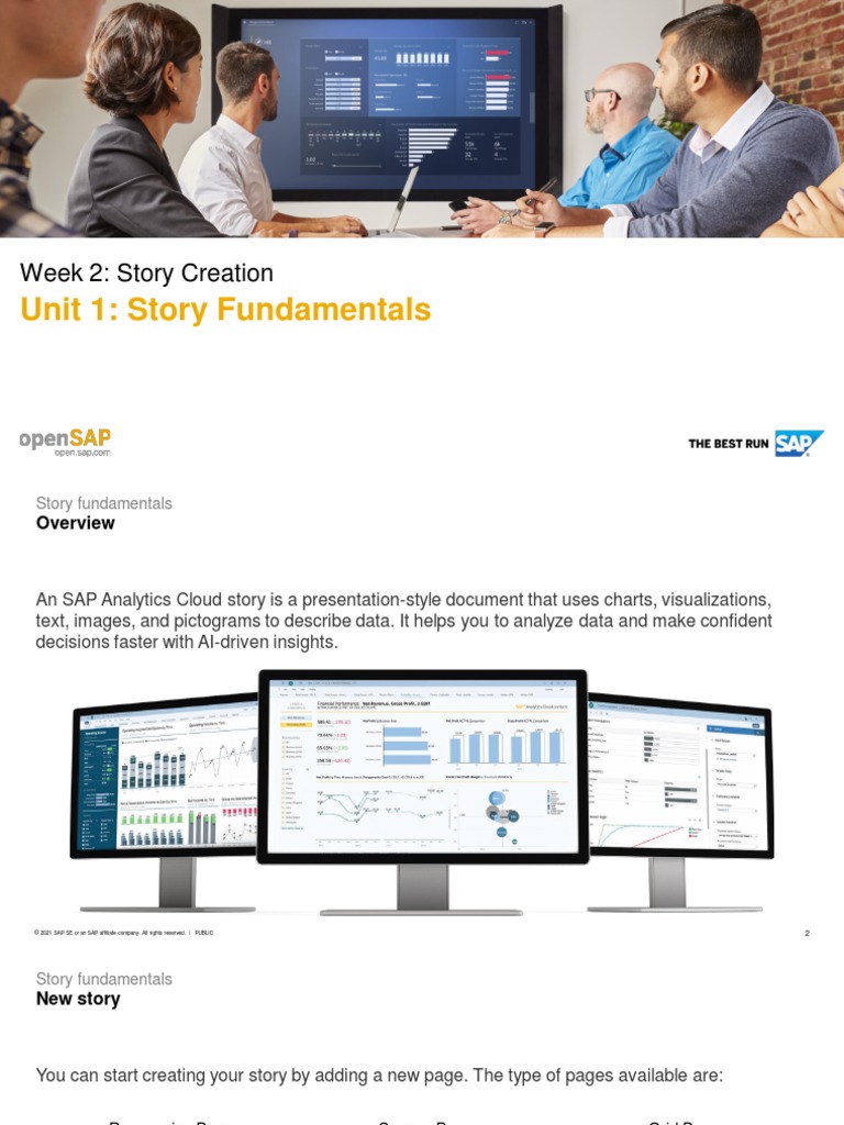 OpenSAP Sac5 Week 2 All Slides | PDF