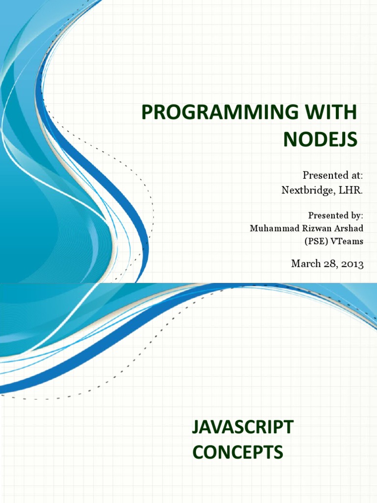 Dokumen - Tips - Programming With Nodejs | PDF
