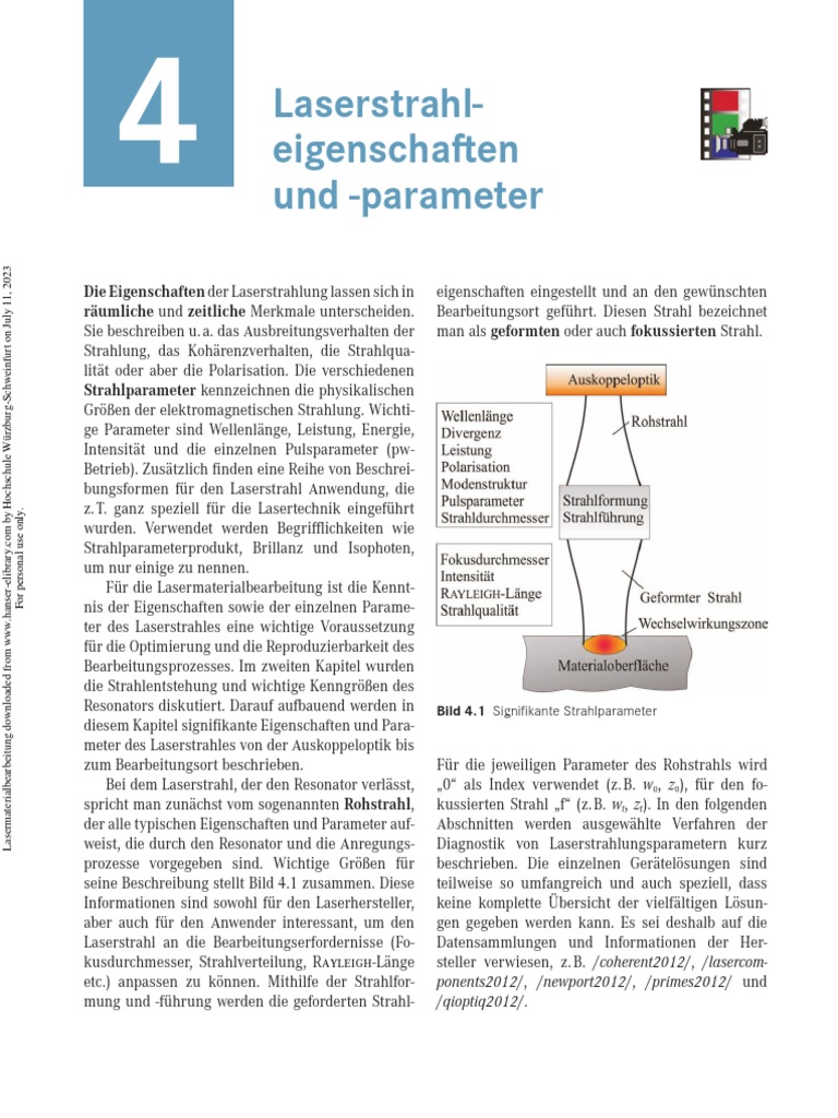 Laser Parameter | PDF