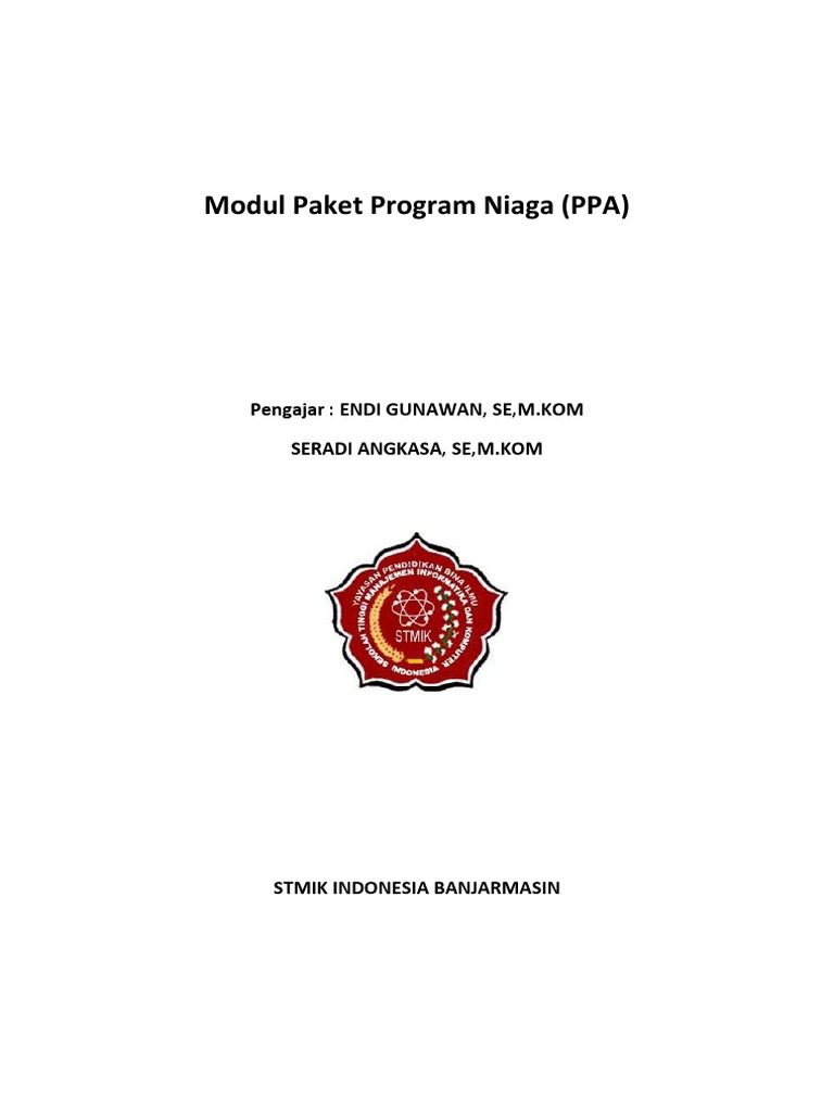 Modul Paket Program Aplikasi | PDF