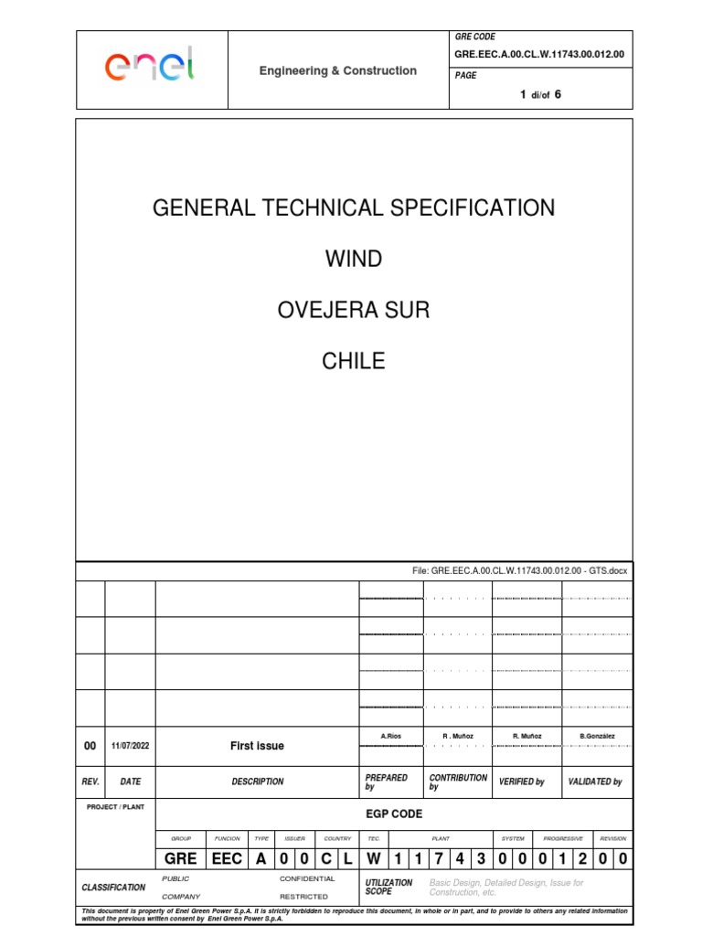 Gre - Eec.a.00.cl.w.11743.00.012.00 - GTS | PDF | Wind Turbine | Turbine