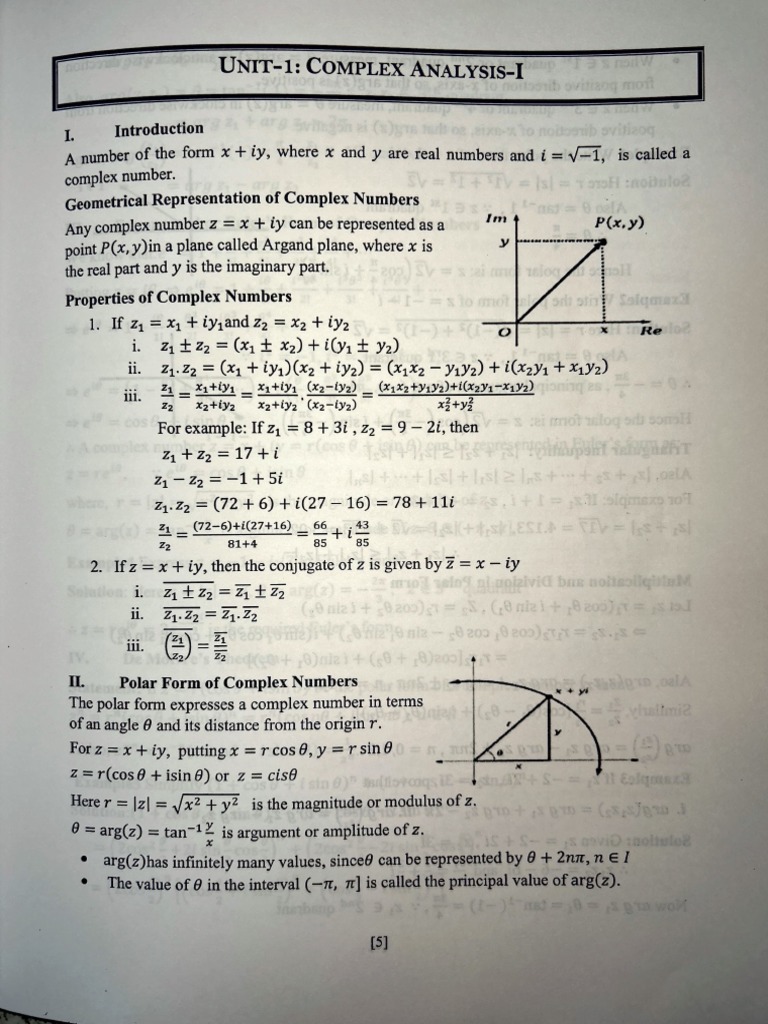 Unit 1 Maths | PDF