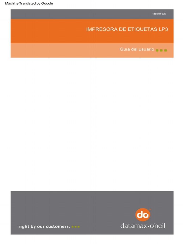 LP3 Español manual | PDF