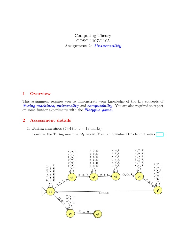 Assignment 2 | PDF | Computing | Theoretical Computer Science