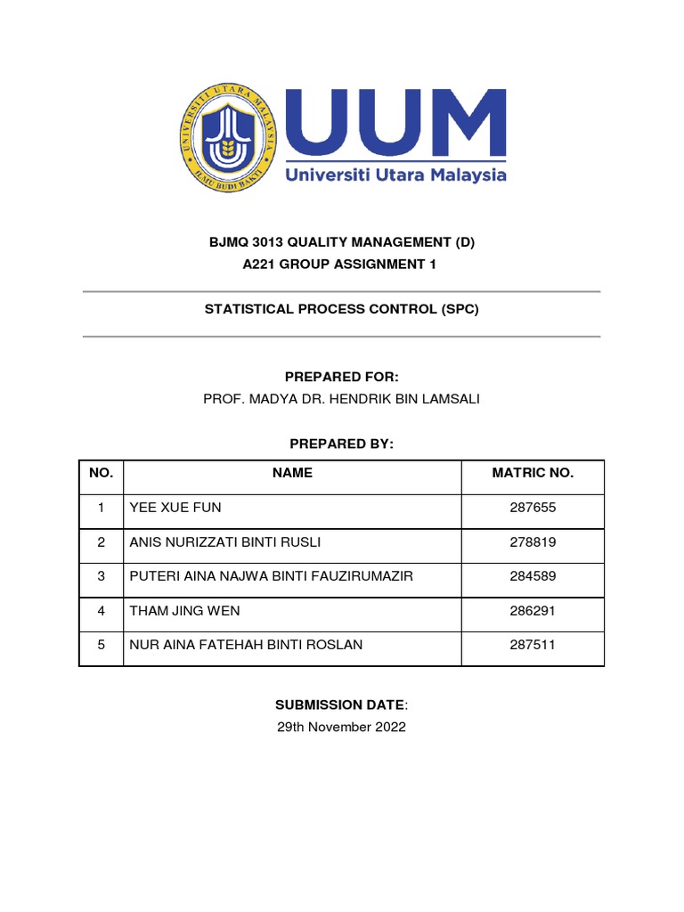 BJMQ 3013 Quality Management Assignment 1 | PDF | Online Shopping ...
