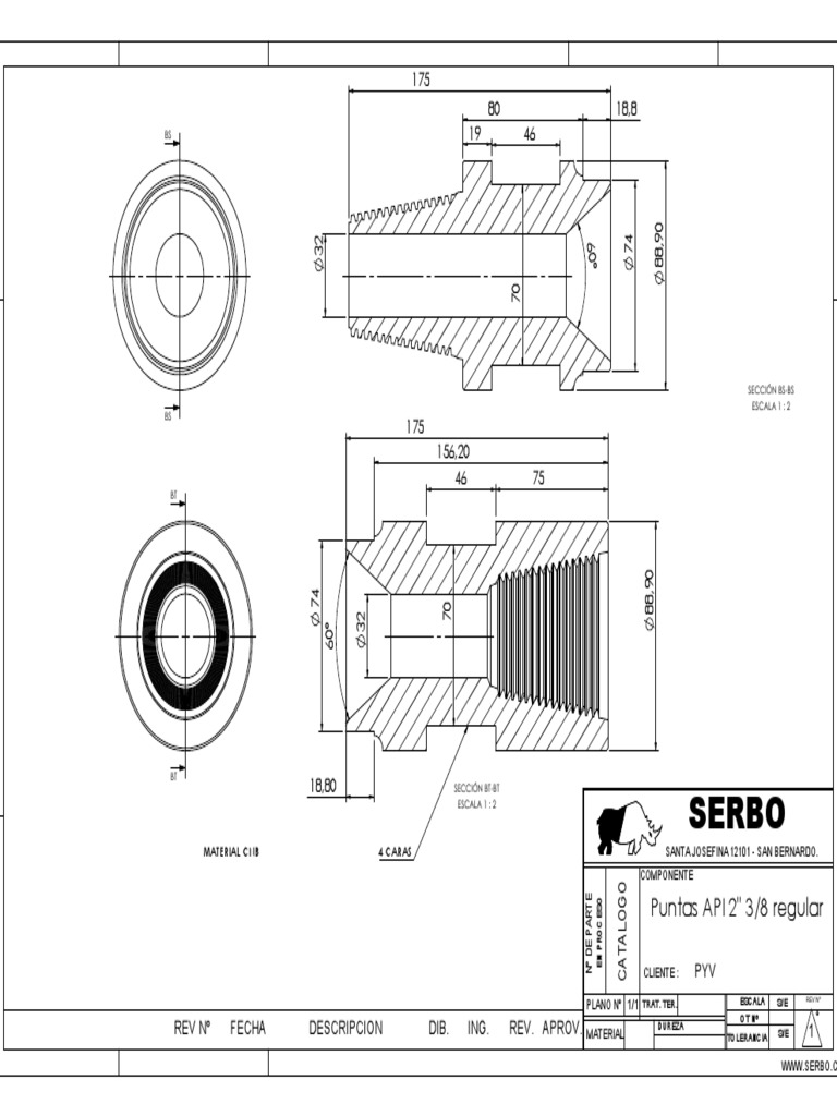 Puntas Api 2 3 8 Regular | PDF