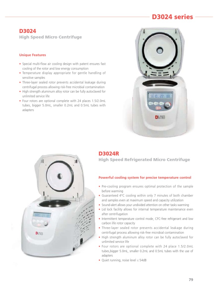 DLAB Centrifuga D3024-S | PDF
