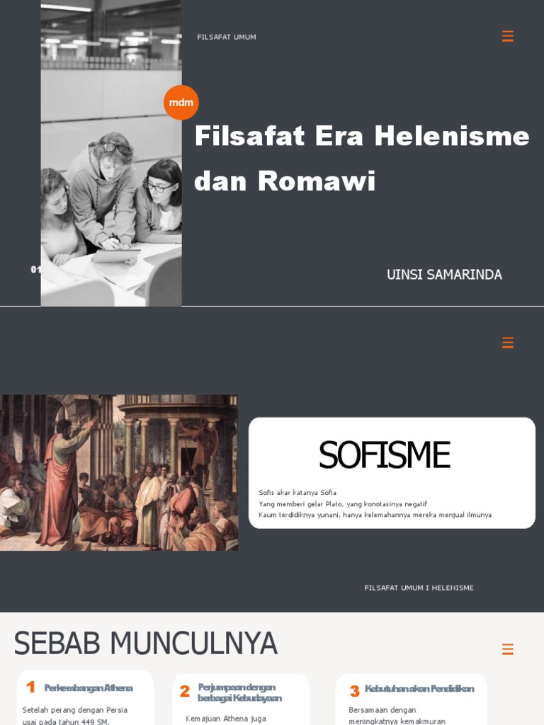 Filsafat Era Helenisme Dan Romawi | PDF | Filsafat