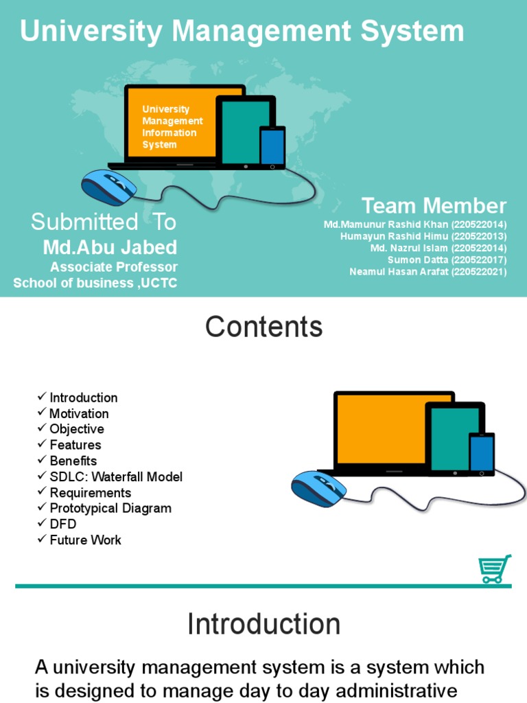 University MIS System Presentation MIS Group Presentation On 18112022 ...