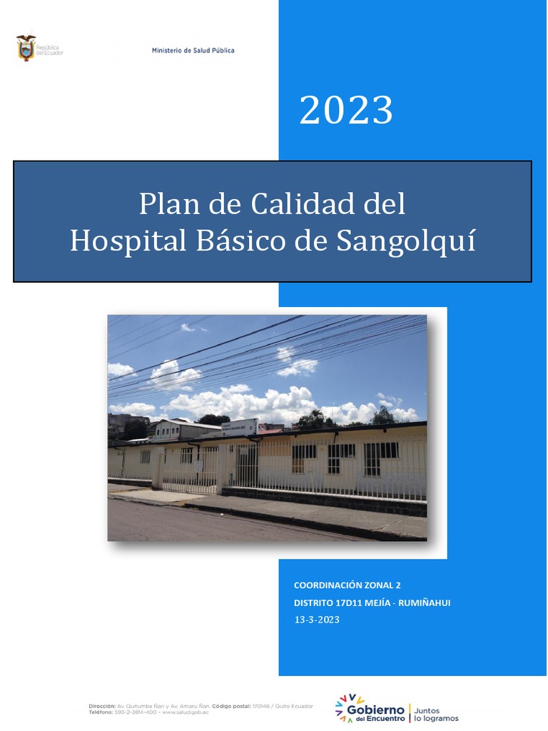 Plan de Calidad Hospitalario 2023-Signed-Signed-Signed-Signed-Signed-Signed-Signed-Signed | PDF