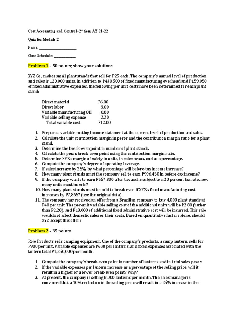 CAC Activity2 | PDF | Financial Accounting | Financial Markets