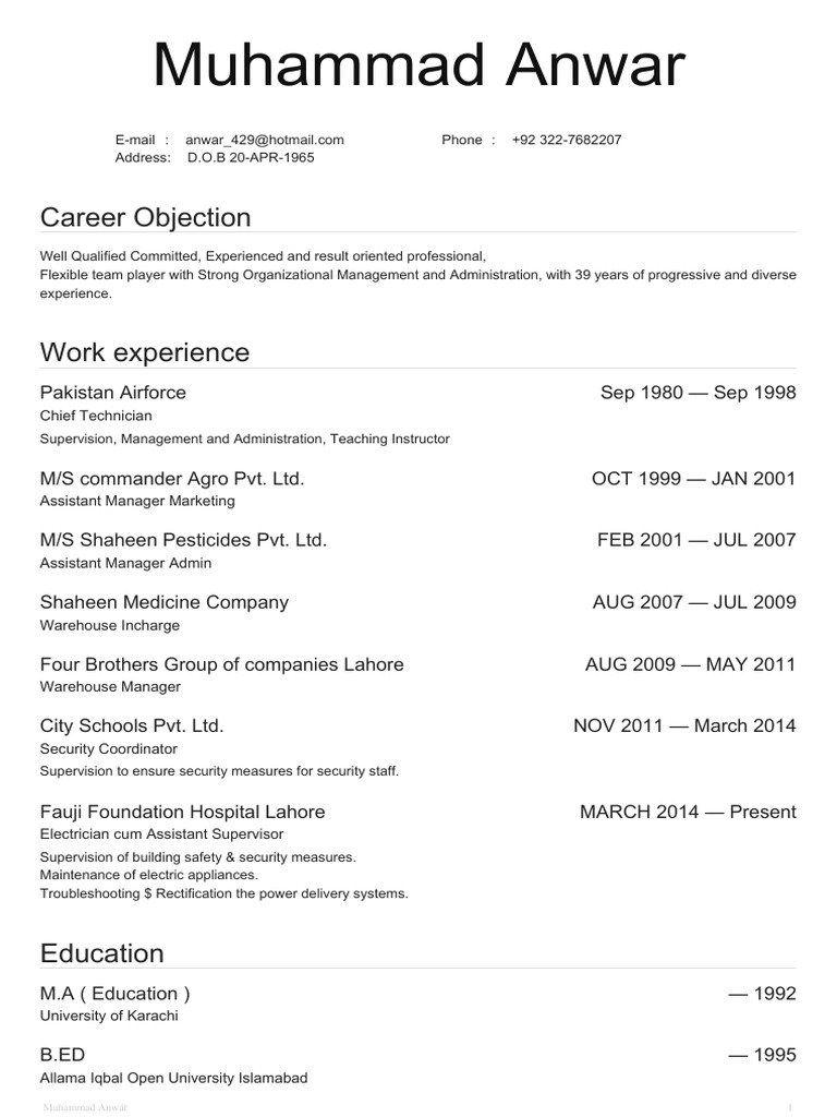 Muhammad Anwar | PDF