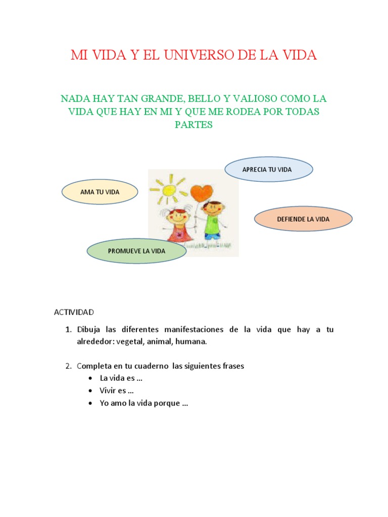 El Valor y Sentido de la Vida | PDF | Arte